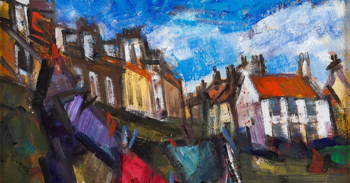 Archie Forrest, Washline II, Cellardyke, Fife, 2022 | Portland Gallery