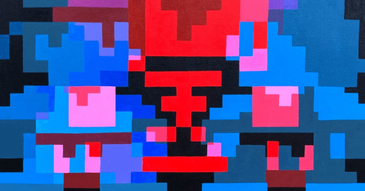 Works - Paint The Town Red | Qube Gallery