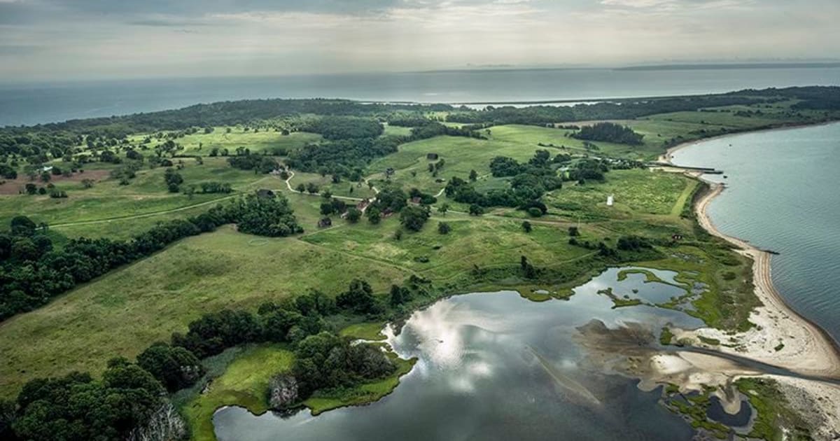 Michael Light, East from Home Pond, Gardiner's Island, 2016 | The Drawing Room Gallery