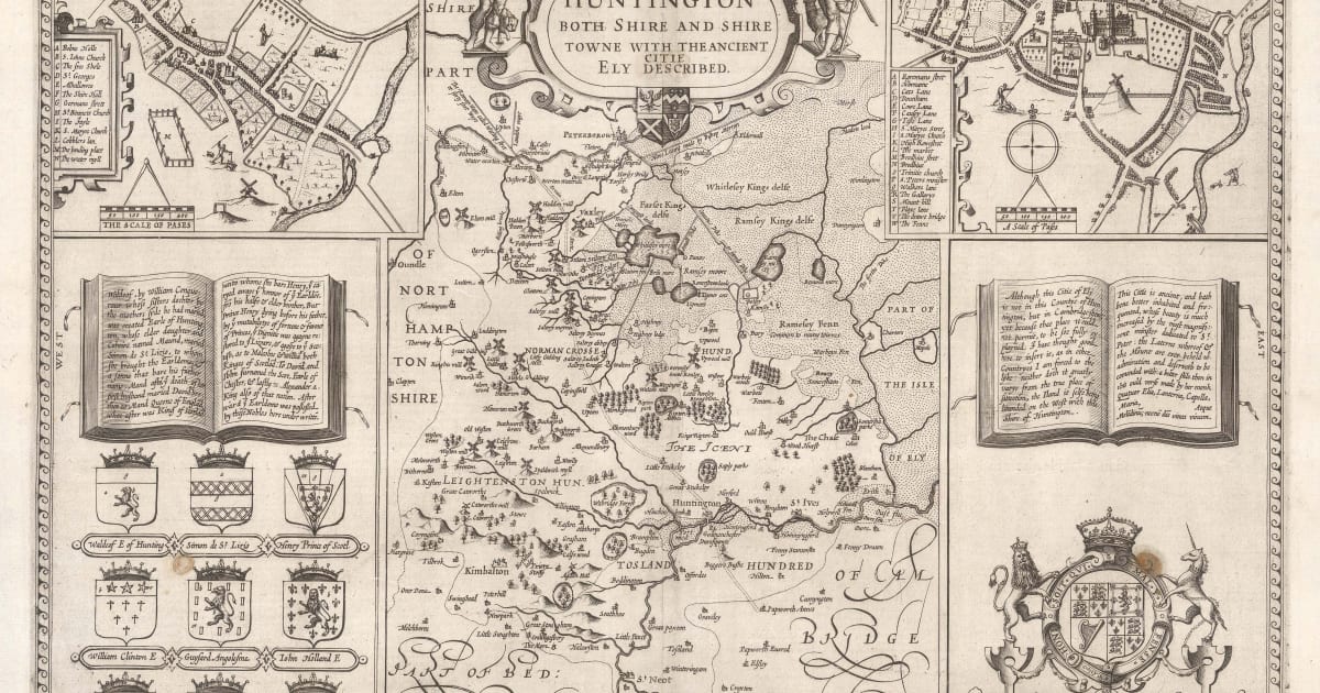 Huntingdonshire | The Map House
