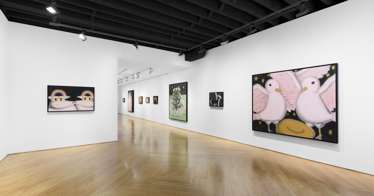 Andrew Sim: Two pink birds with a gold nest | May 29 - August 9, 2024 ...