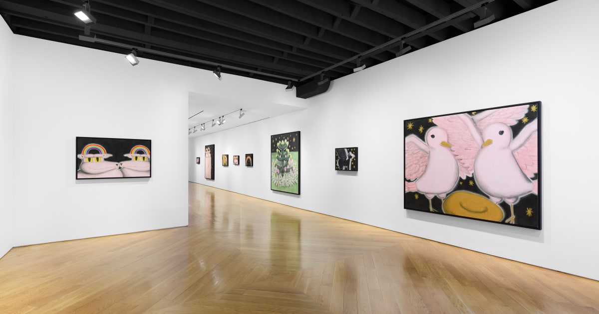 Andrew Sim: Two pink birds with a gold nest | May 29 - August 9, 2024 ...