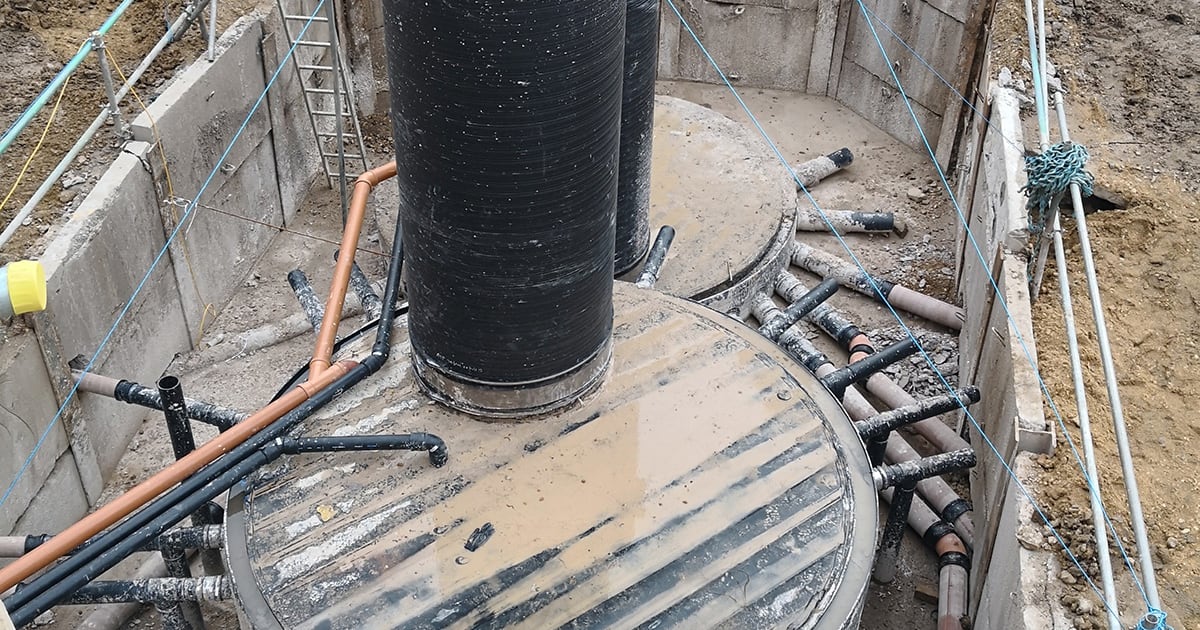 Penrose Mews, Penrose Construction, drainage tanks, 2020 | Stolon Studio