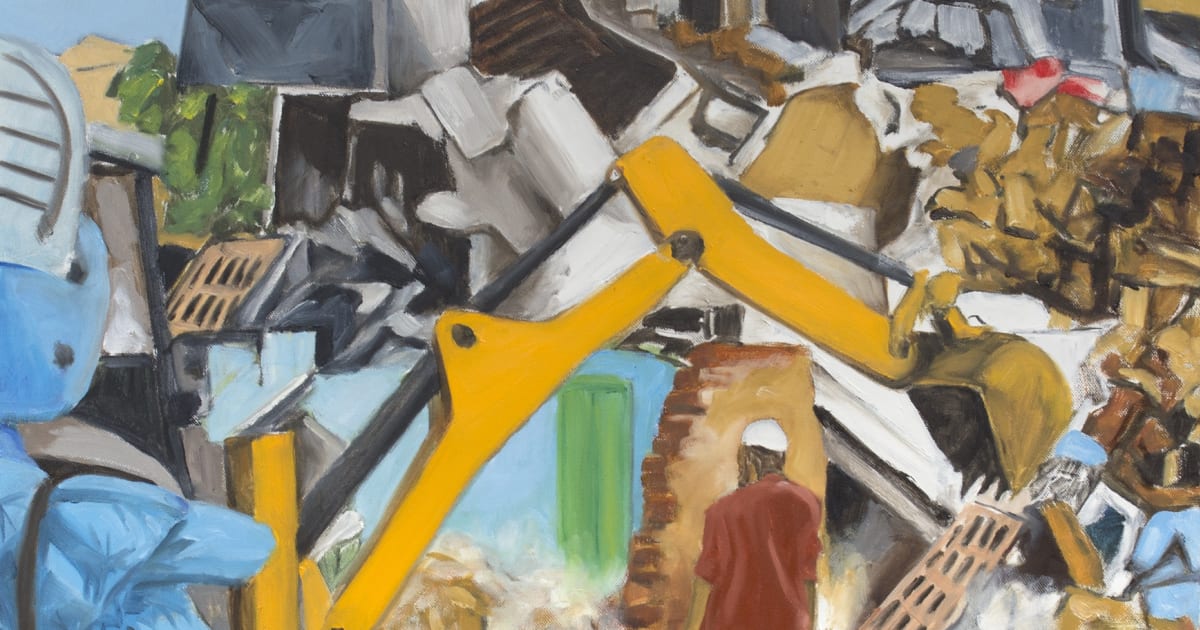 Works - Sudhir Patwardhan | Cities: Built, Broken | Vadehra Art Gallery