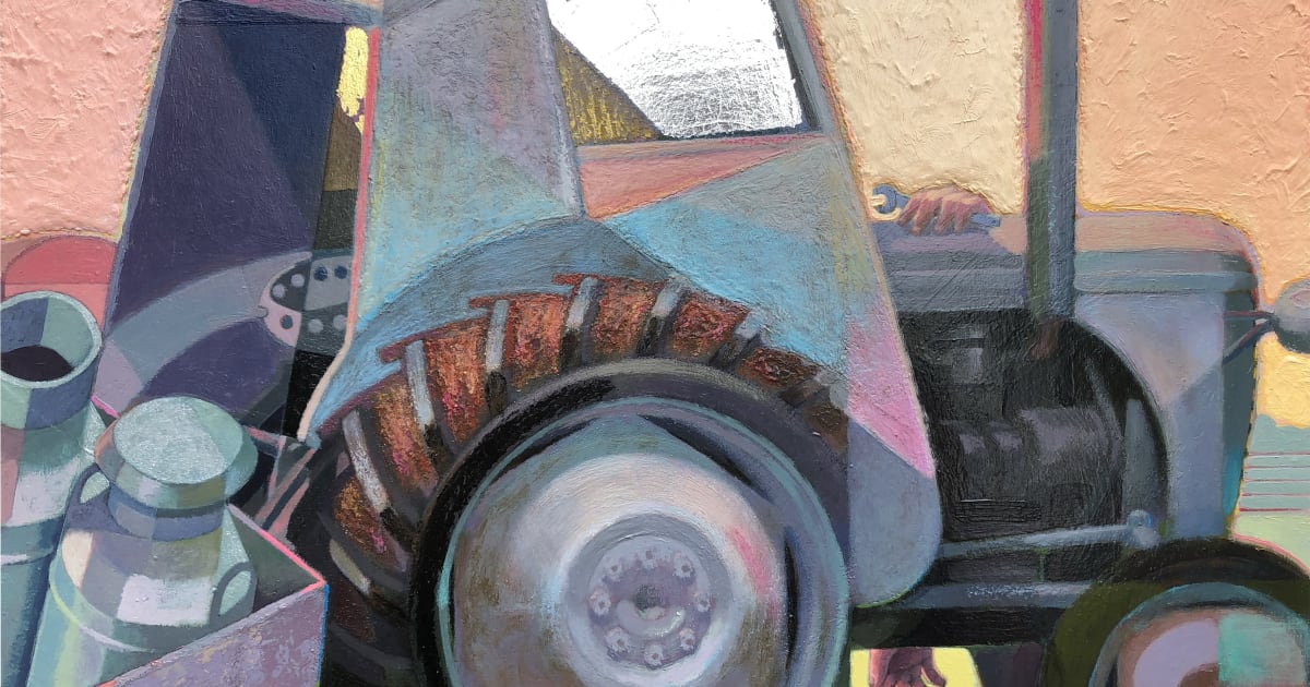 Jonathan McHugh, Vehicle Plus Pigment #3: Tractor in Oomska | Royal Ulster Academy of Arts