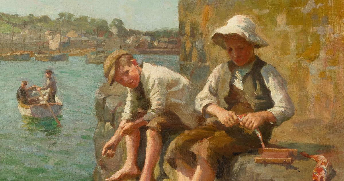 HAROLD HARVEY Paintings for Sale | Cornish Masters