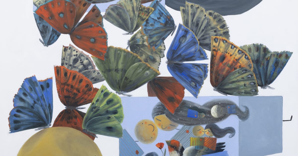 Works - Butterflies | فراشات | Fann À Porter