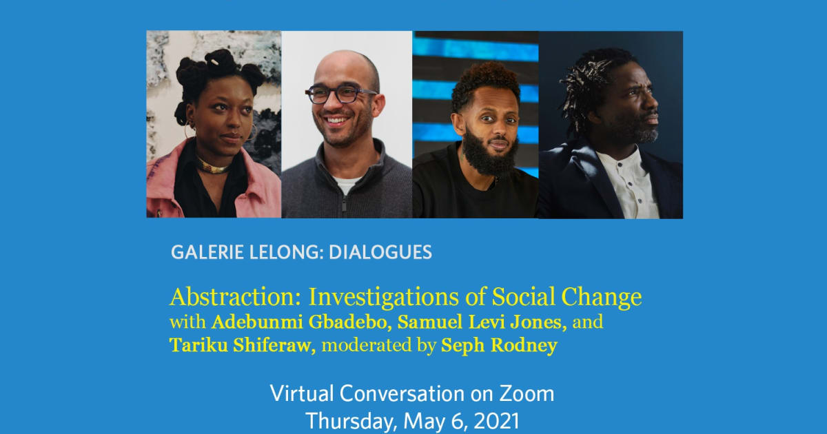Event: Galerie Lelong: Dialogues: Abstraction: Investigations of Social ...