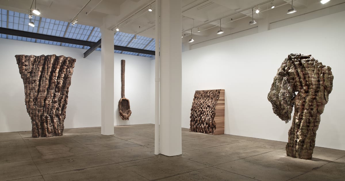 Ursula von Rydingsvard: Permeated Shield | Galerie Lelong