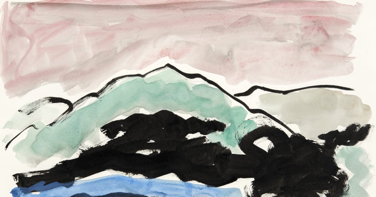 Etel Adnan: On Paper, 1960–2021 | Galerie Lelong