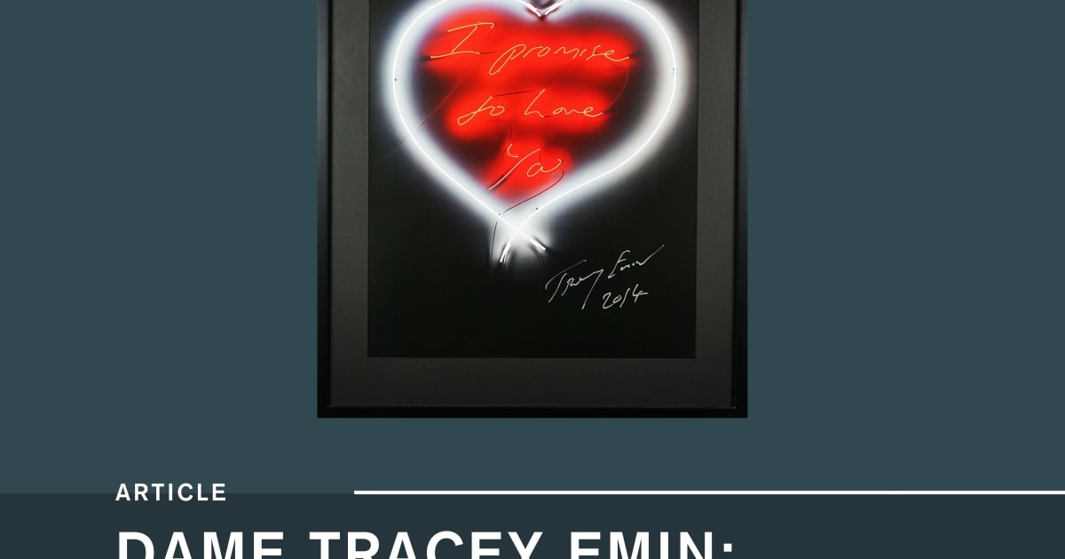 Tracey Emin Artworks for Sale | Hidden Gallery