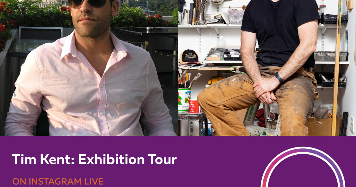 Tim Kent: Edges Off a Model on Instagram LIVE | Exhibition Tour with ...