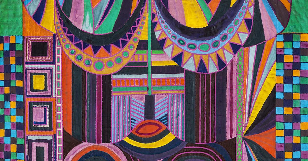 Pacita Abad's Masks Paintings at the Tate's Artist and Society Room 1 ...