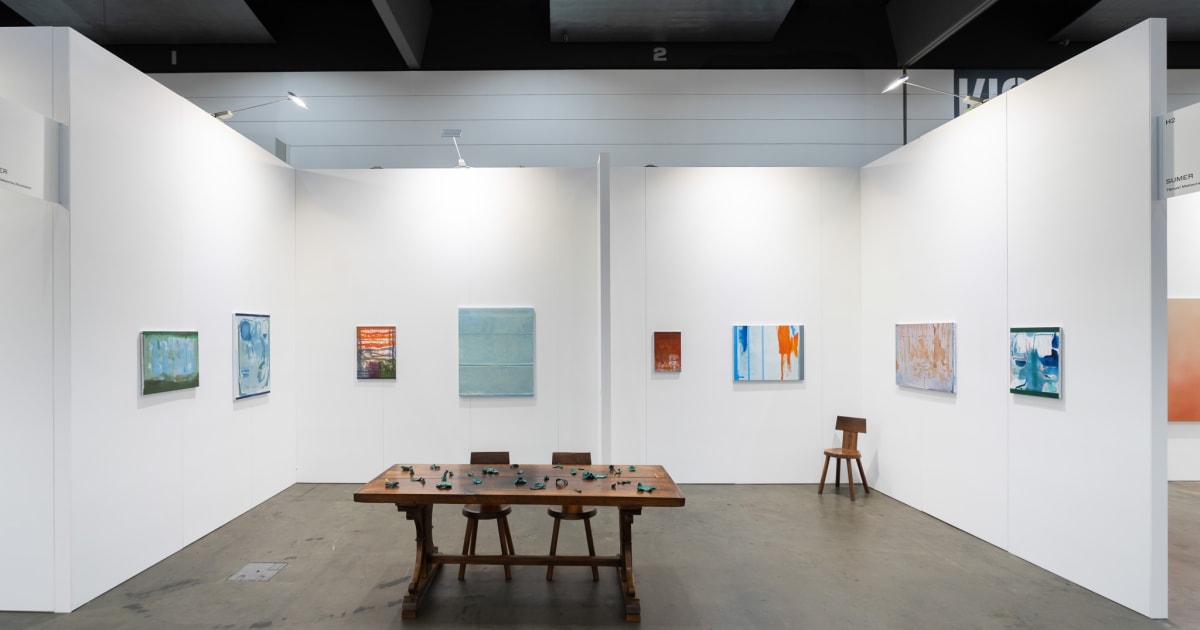 Art fair: Sandra Bushby & Cindy Huang: Melbourne Art Fair | SUMER