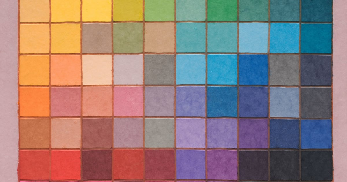 Polly Apfelbaum, Color Chart, 2023 | Cristea Roberts Gallery