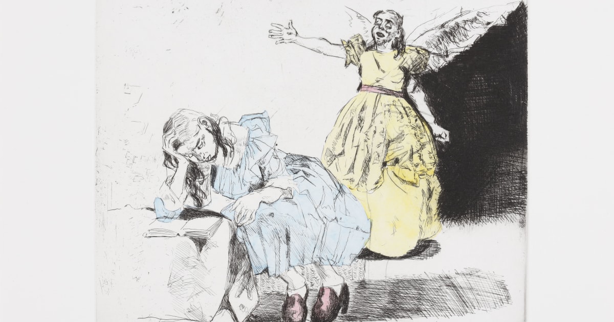 Paula Rego, Annunciation II, 2002/2020 | Cristea Roberts Gallery