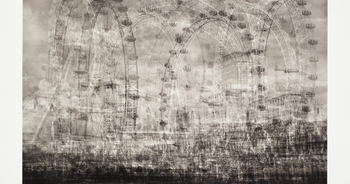Idris Khan, London Eye, London, 2015 | Cristea Roberts Gallery