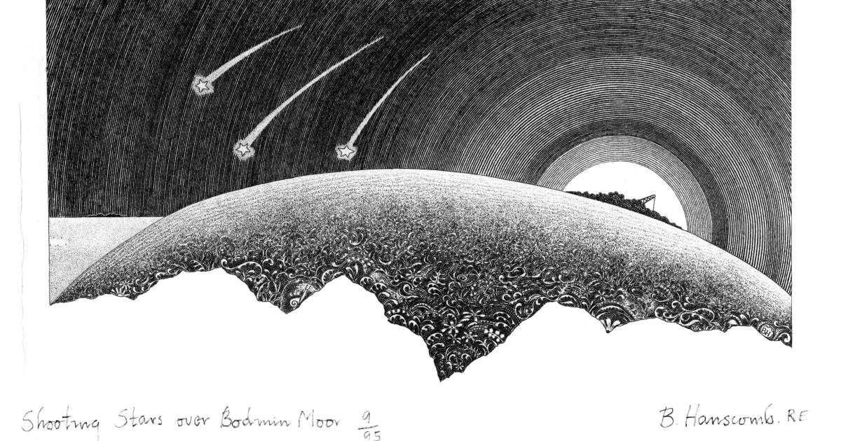 Brian Hanscomb RE, Shooting Stars over Bodmin Moor | Bankside Gallery