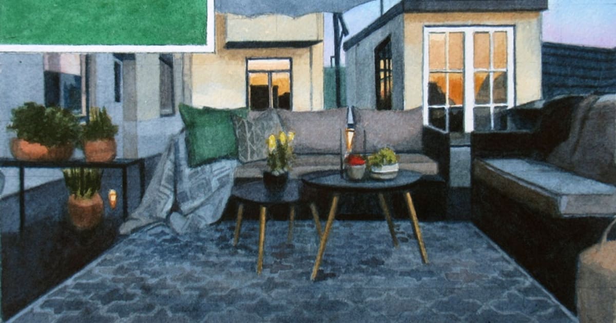 Michael Middleton RWS RE, Kaiser Wilhelm Gate Alesund | Bankside Gallery