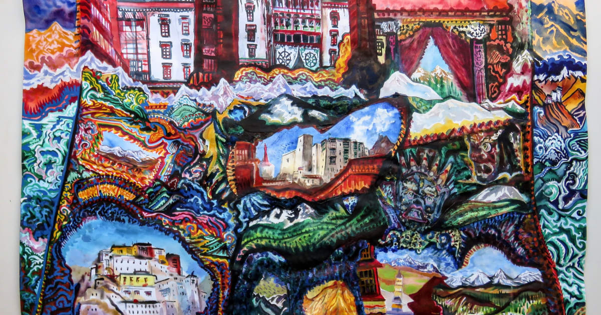 Neil Pittaway RWS RE, Ladakh Land of High Passes | Bankside Gallery