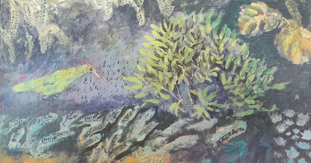 Richard Sorrell PPRWS Hon. RE, Woodpecker | Bankside Gallery