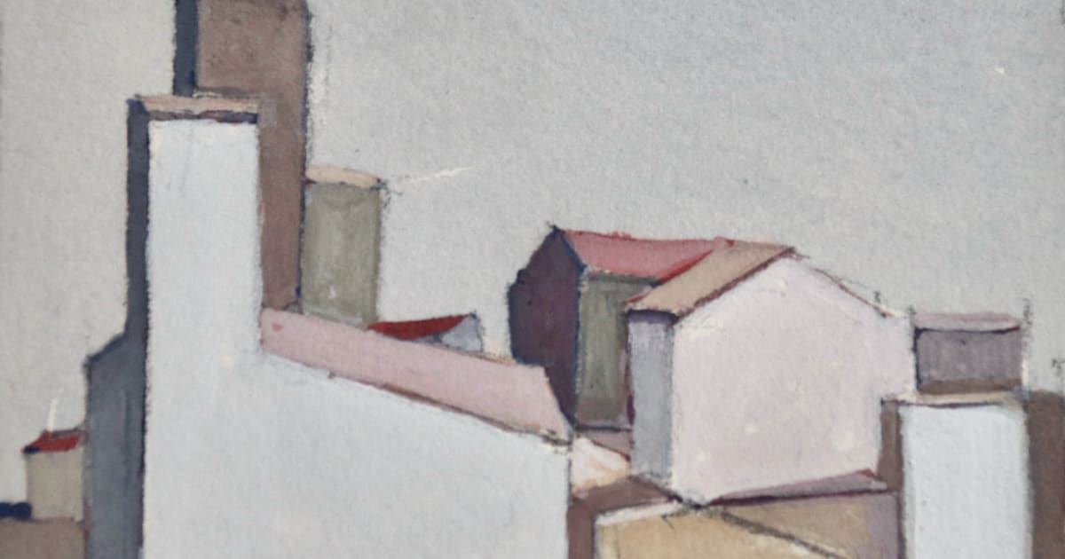 David Paskett PPRWS Hon. RE, Cardboard Morandi-ville. No 1. | Bankside ...