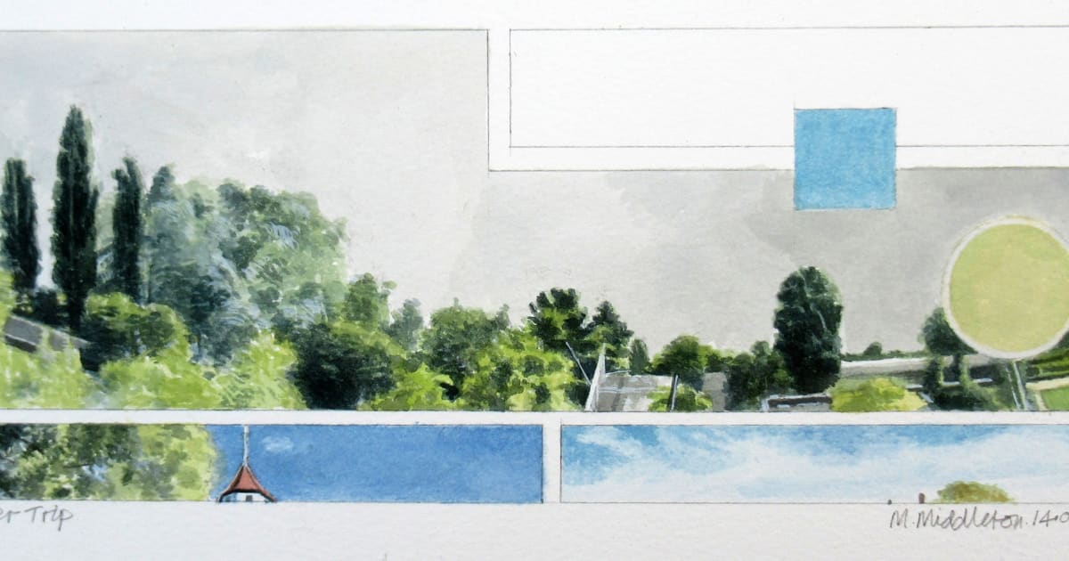 Michael Middleton RWS RE, River Trip | Bankside Gallery