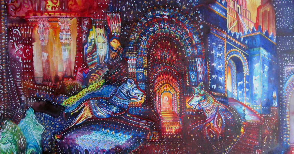 Neil Pittaway RWS RE, A Dream of Babylon | Bankside Gallery