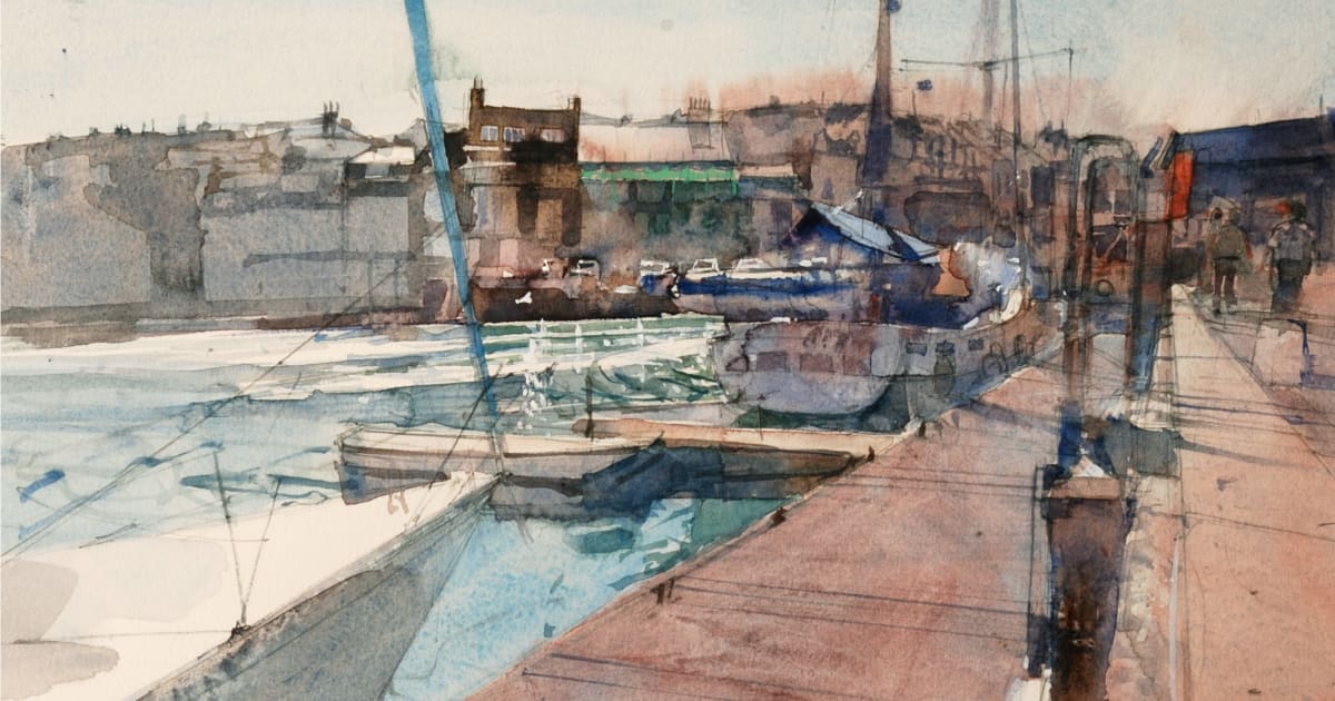 Richard Pikesley RWS, Nefertiti, Weymouth Harbour | Bankside Gallery