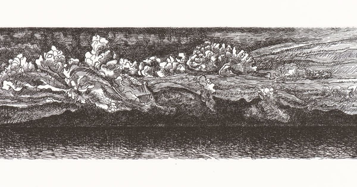 Paul Hawdon RE, Clouds over La Gomera | Bankside Gallery