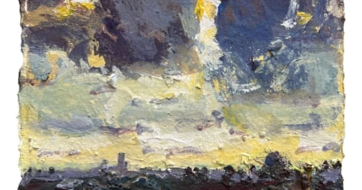 Frances Hatch RWS, Ely Cathedral from Burnt Chimney Drove, Littleport ...