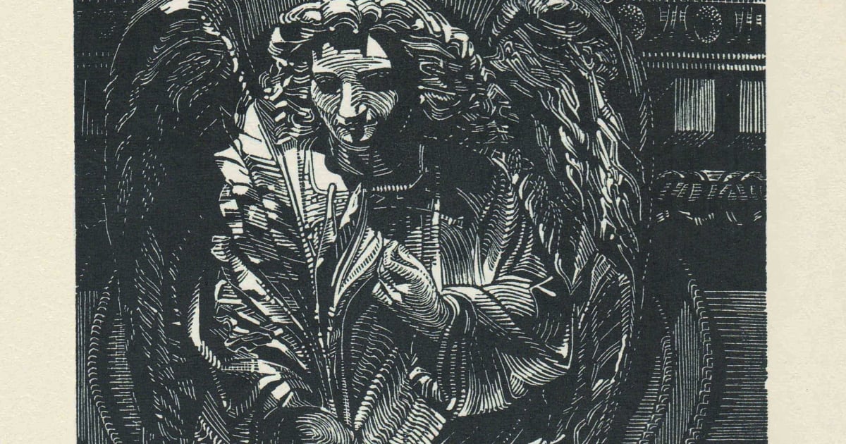Anne Desmet RA RE, Angel with Palm Leaves | Bankside Gallery