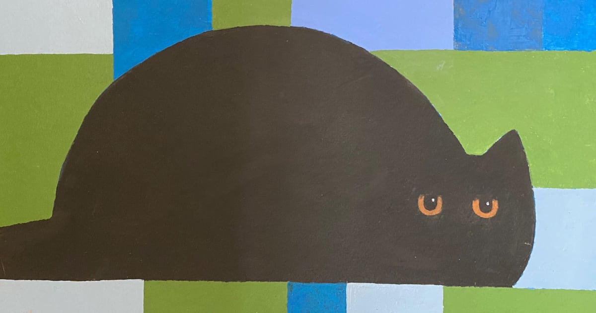 Martin Leman RWS, Black Cat | Bankside Gallery