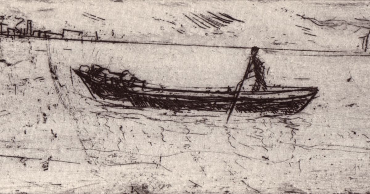 Ros Ford RE, Venice, Boat II | Bankside Gallery