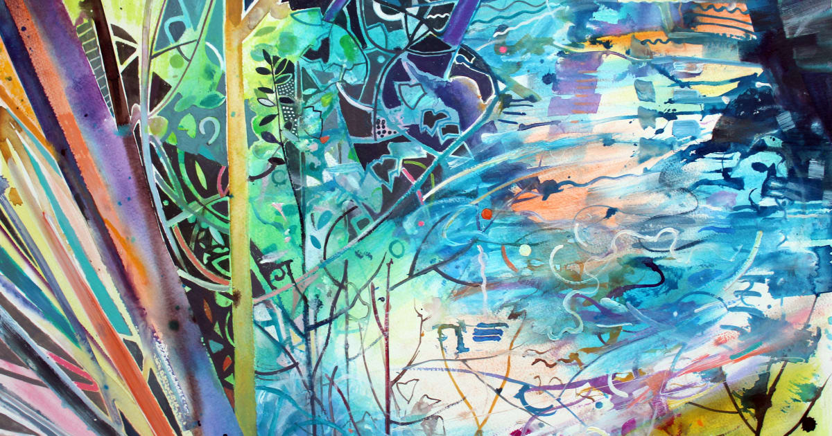 David Wiseman RWS, Woodland Water Highcliffe | Bankside Gallery