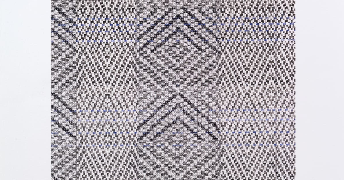 Beryl Korot, Weaver's Notation - Variation 1, 2012 | Flowers Gallery