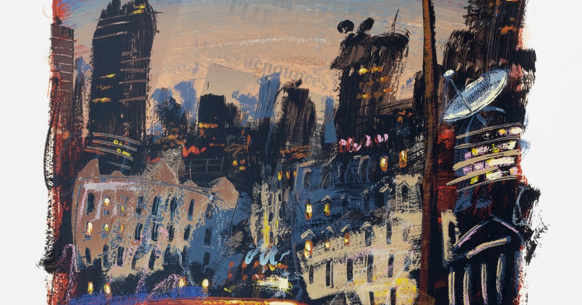 John Keane, Satellite City, 1993 | Flowers Gallery