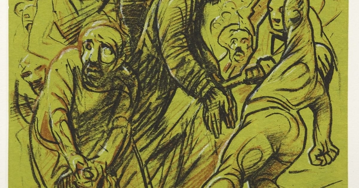 Peter Howson, The Stations of the Cross II. Jesus is Condemned to Death ...