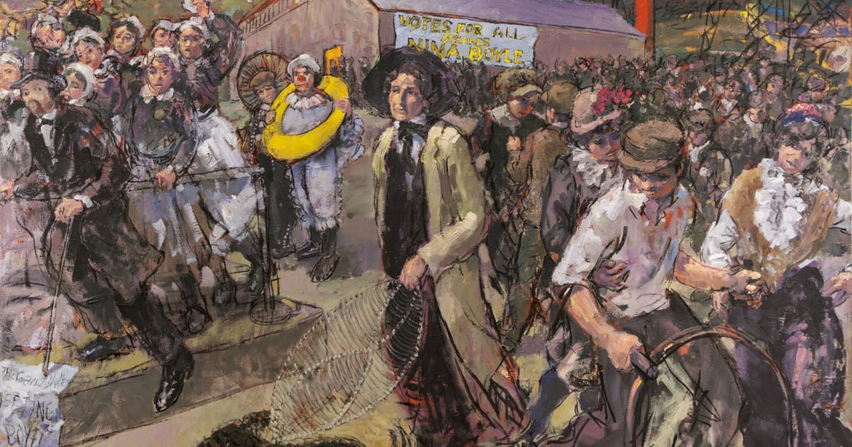 Kevin Sinnott, Nina Boyle walking into the future, 2015 | Flowers Gallery
