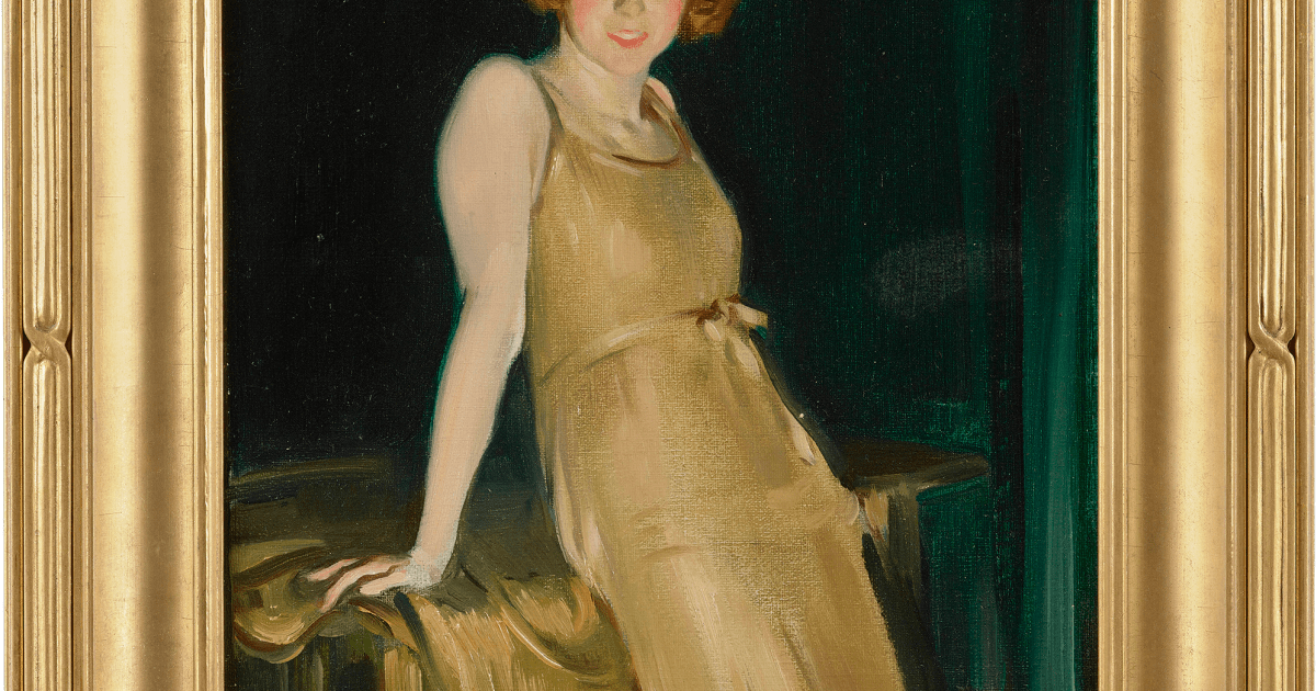 David Jagger RP, ROI, (1891-1958) | Portrait of Vivien St George (1912 ...
