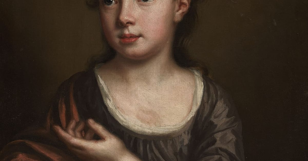 Mary Beale, (1633-1699) | Portrait of a young girl, traditionally ...
