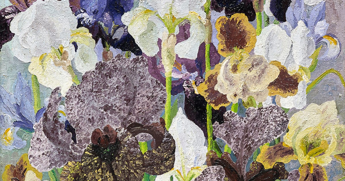 Cedric Morris, (1889-1982) | May Flowering Irises No. 2 | Philip Mould ...