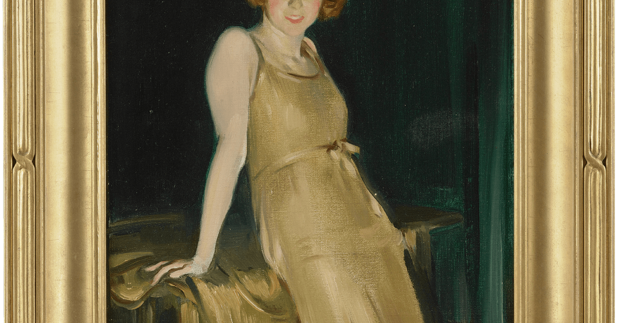 David Jagger RP, ROI, (1891-1958) | Portrait of Vivien St George (1912 ...