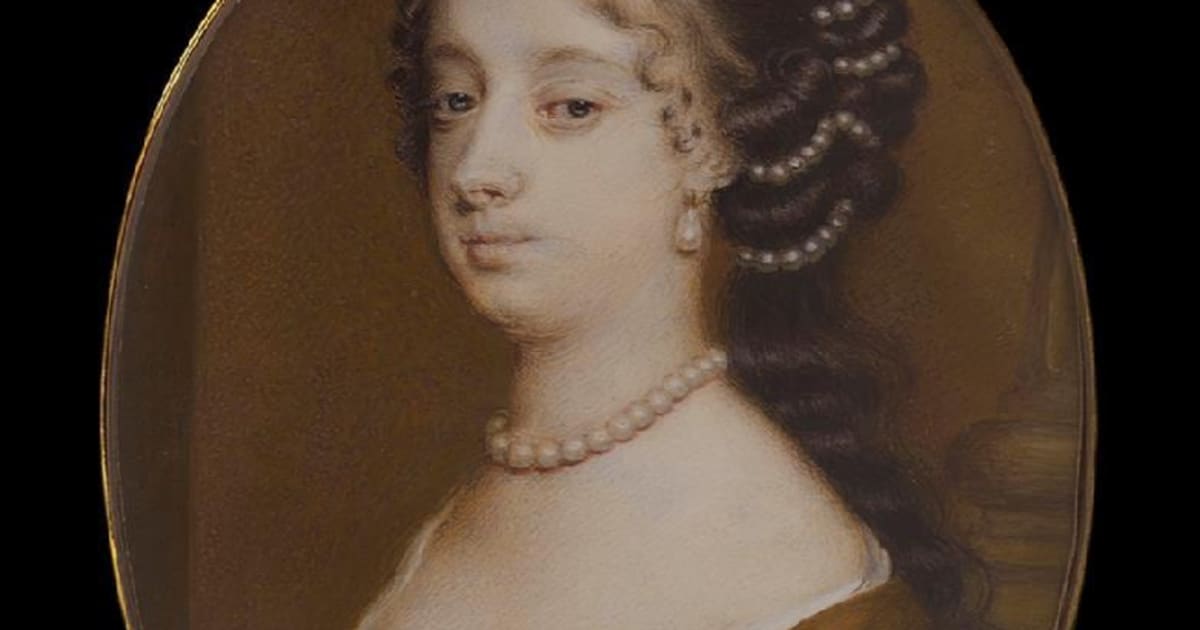 Richard Gibson, (1615-1690) | Portrait miniature of Barbara Villiers ...