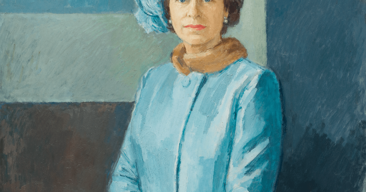 Michael Noakes, (1933-2018) | Portrait of Her Majesty Queen Elizabeth ...
