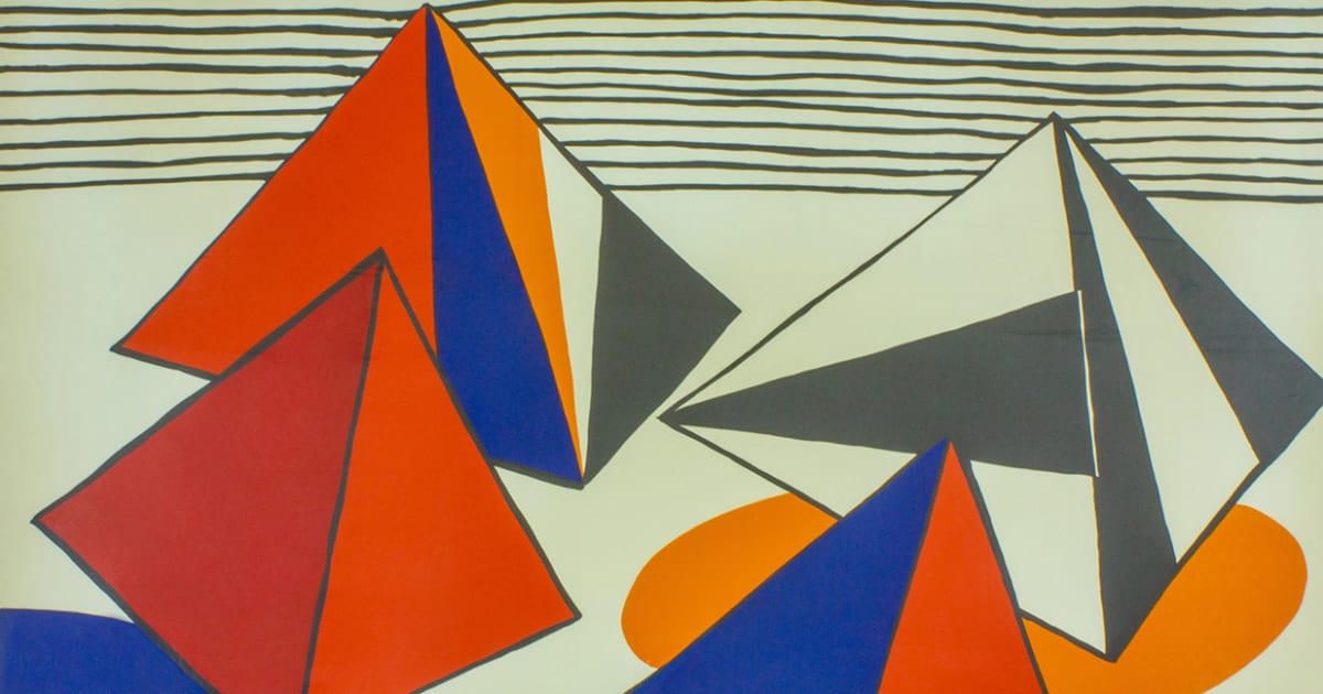 Alexander Calder, Les Pyramides Grandes, 1975 | Rosenbaum Contemporary