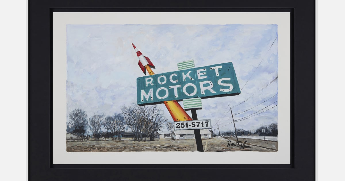 Bob Dylan, Rocket Motors, 2024 | Halcyon Gallery