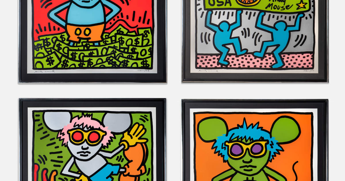 Keith Haring , Andy Mouse , 1986 | Halcyon Gallery