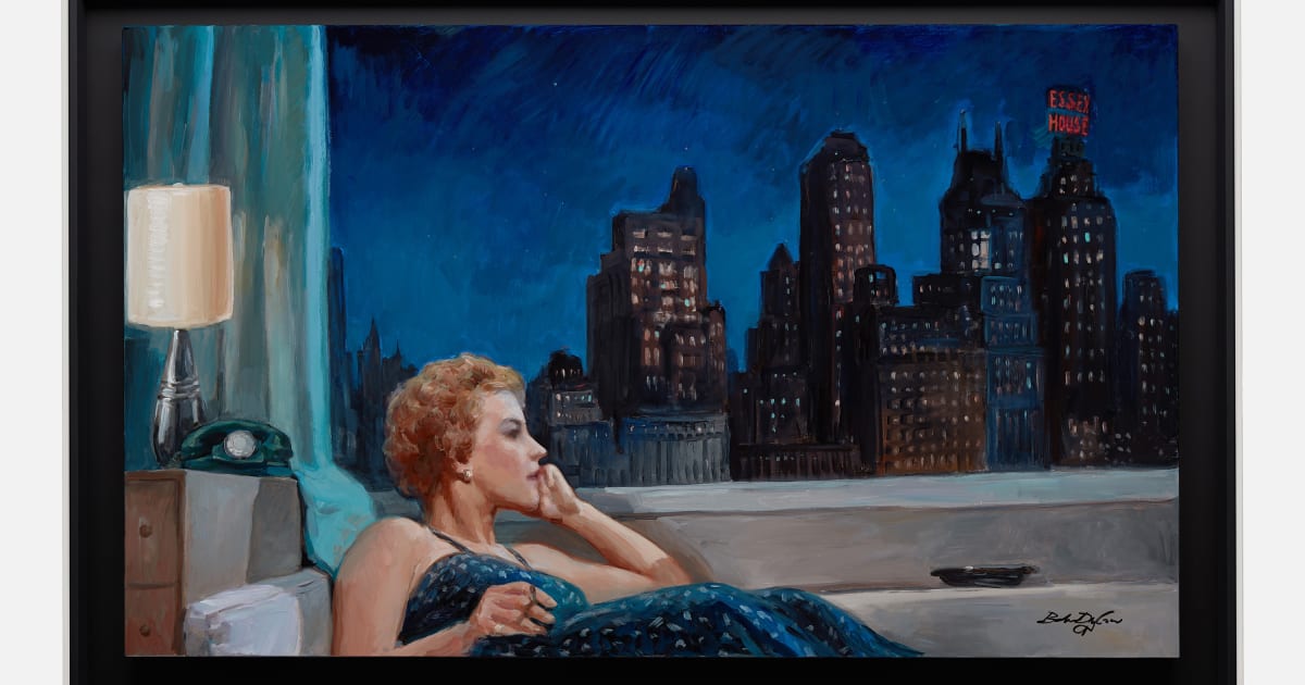 Bob Dylan, Night Scene , 2020 | Halcyon Gallery
