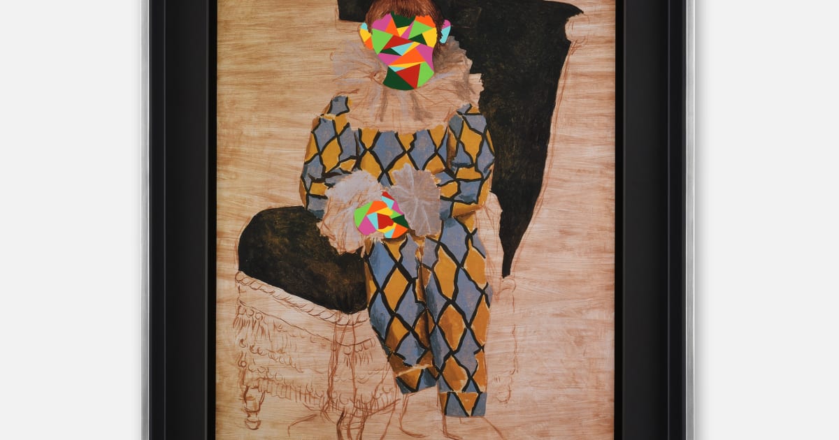 Pedro Paricio, Paolo as Harlequin , 2017 | Halcyon Gallery
